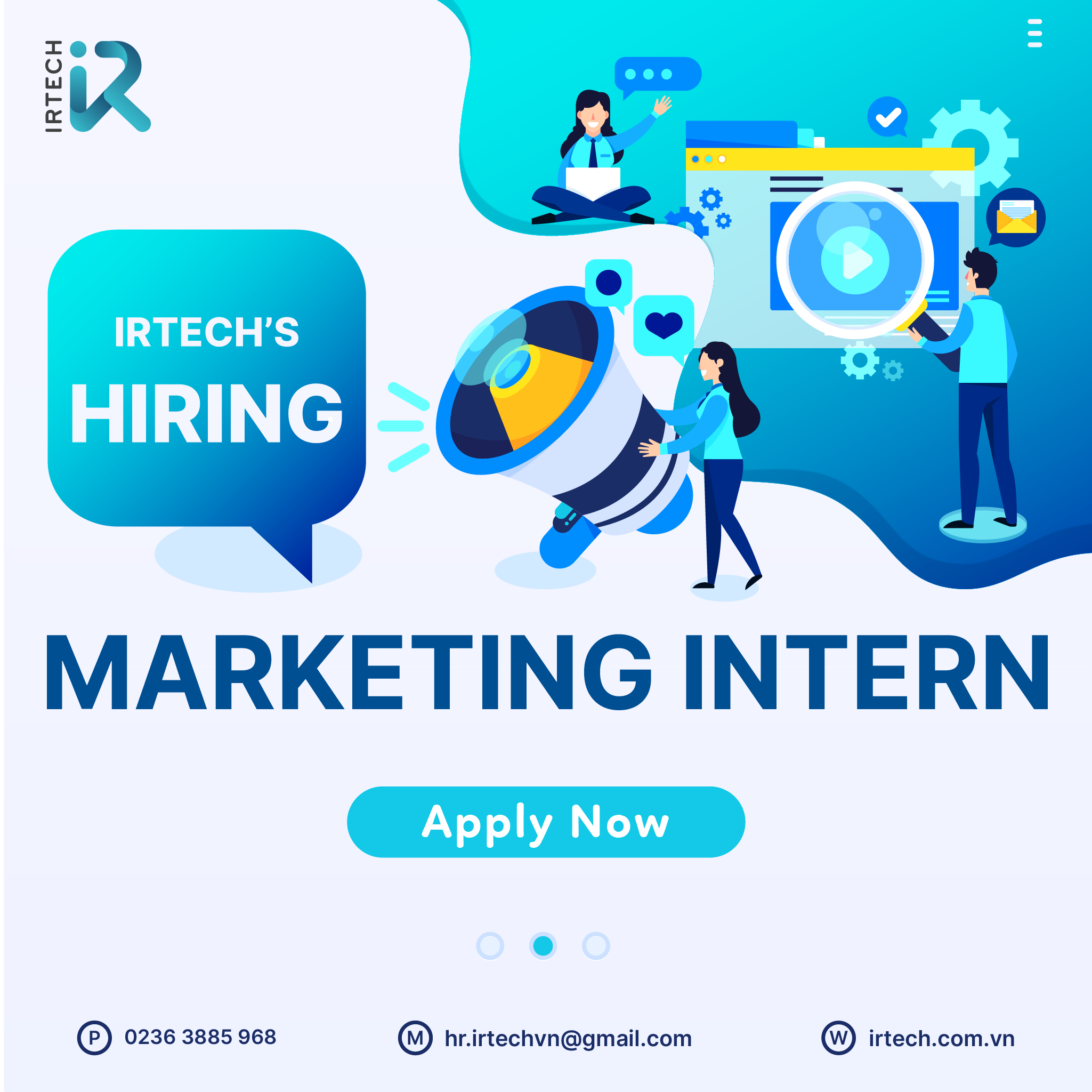 Tuyển dụng Marketing Intern | IRTECH